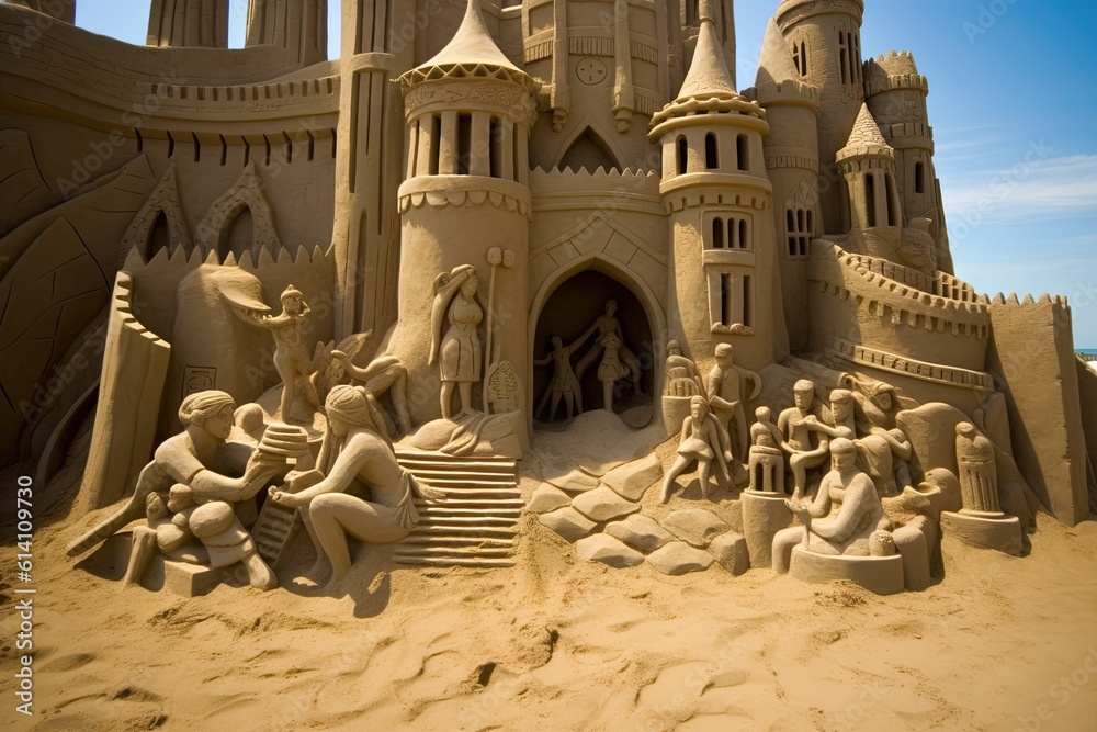 Sandcastle Symphony: Witness an extraordinary sandcastle competition ...
