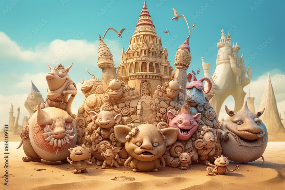 Sandcastle Symphony: Witness an extraordinary sandcastle competition ...