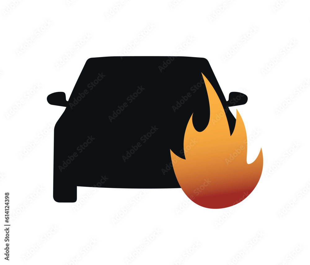 Fire car Logo designs vector, Fire Industry logo template. Stock Vector ...