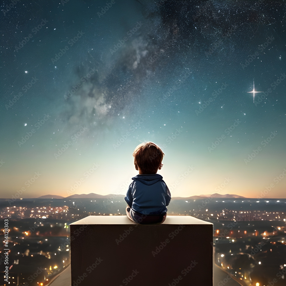 Young stargazer's awe-inspiring rooftop adventure reveals wonders of ...