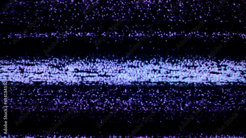 tv white noise static flicker abstract background detuned analog old ...