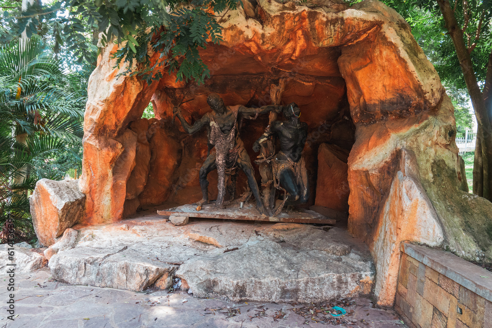 Statues of Christians persucuted under Kabaka Mwanga II of Buganda ...