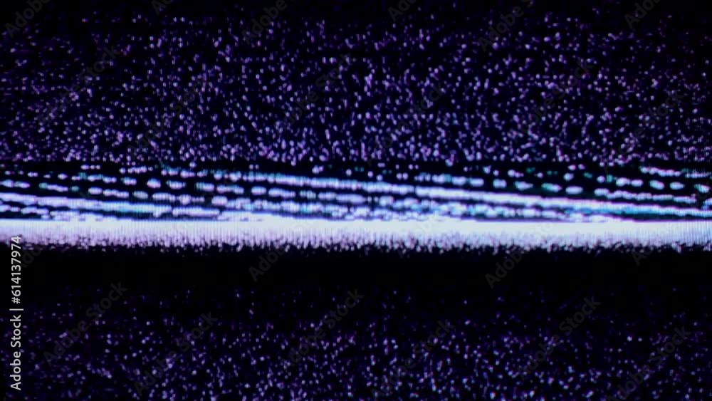tv white noise static flicker abstract background detuned analog old ...