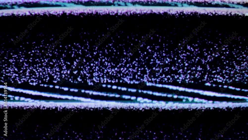 tv white noise static flicker abstract background detuned analog old ...