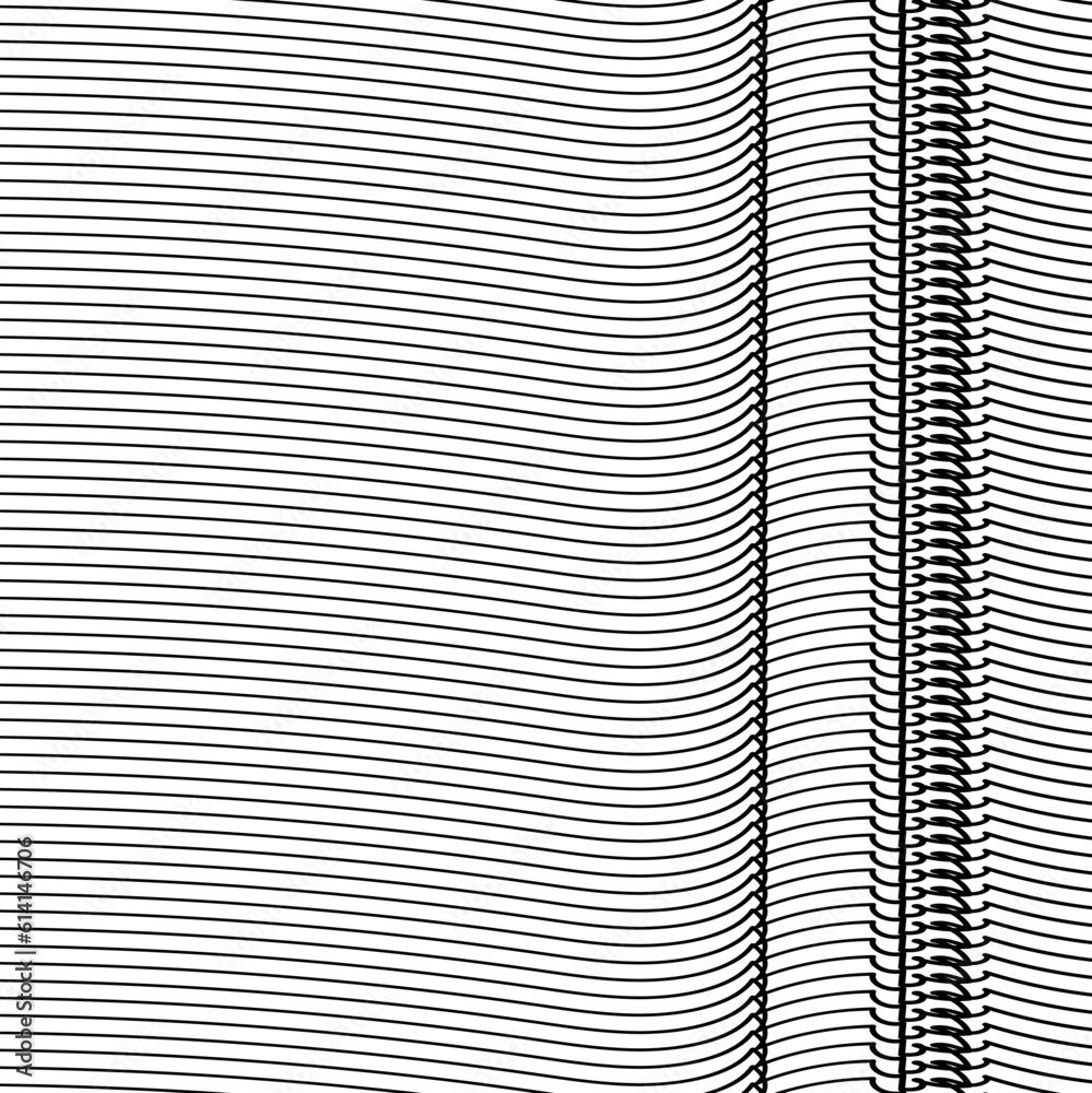 Striped texture with projections and sills, similar to the ribs or ...