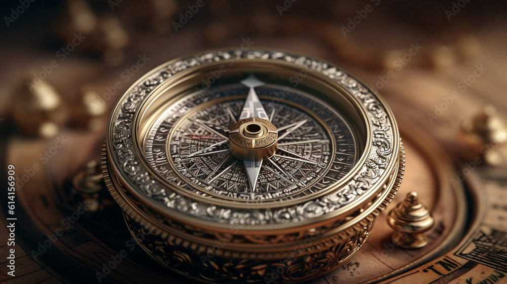 old compass on old map HD 8K wallpaper Stock Photographic Image Stock ...