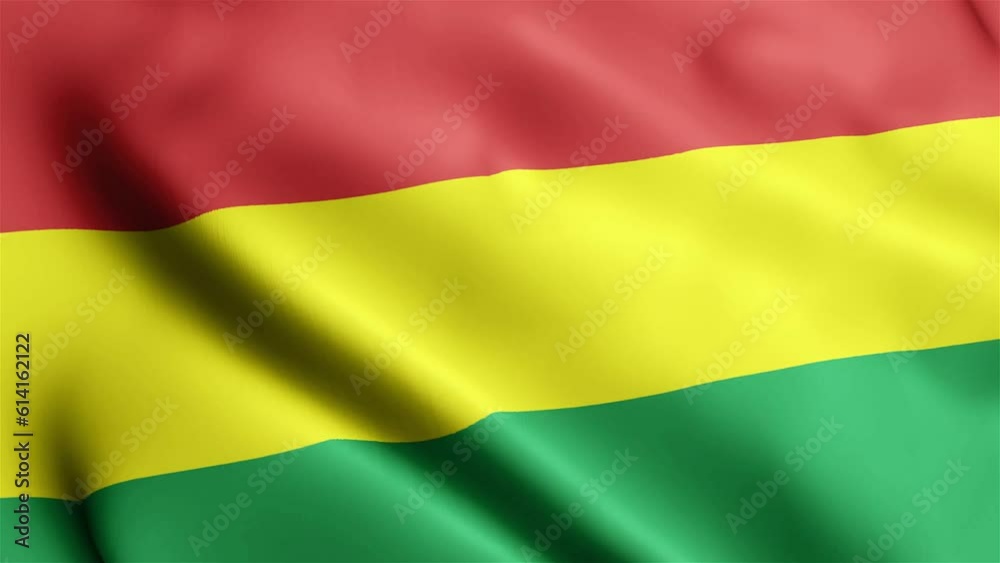 Bolivia Flag video waving in wind. Bolivia Flag Bolivia Flag background ...