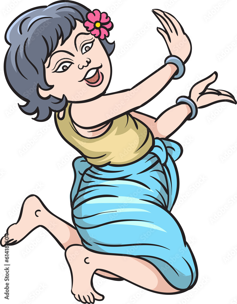 Thai traditional dance, Thai children, Thai cartoons. pop art retro ...