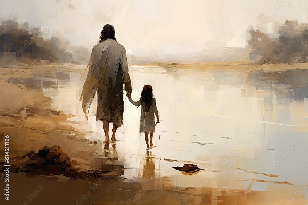 Painting Of Jesus By Little Girl Story at Marjorie Lockett blog
