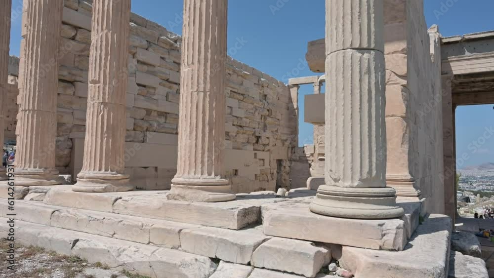 the Parthenon is a Greek temple that stands on the acropolis of Athens, dedicated to the goddess ...