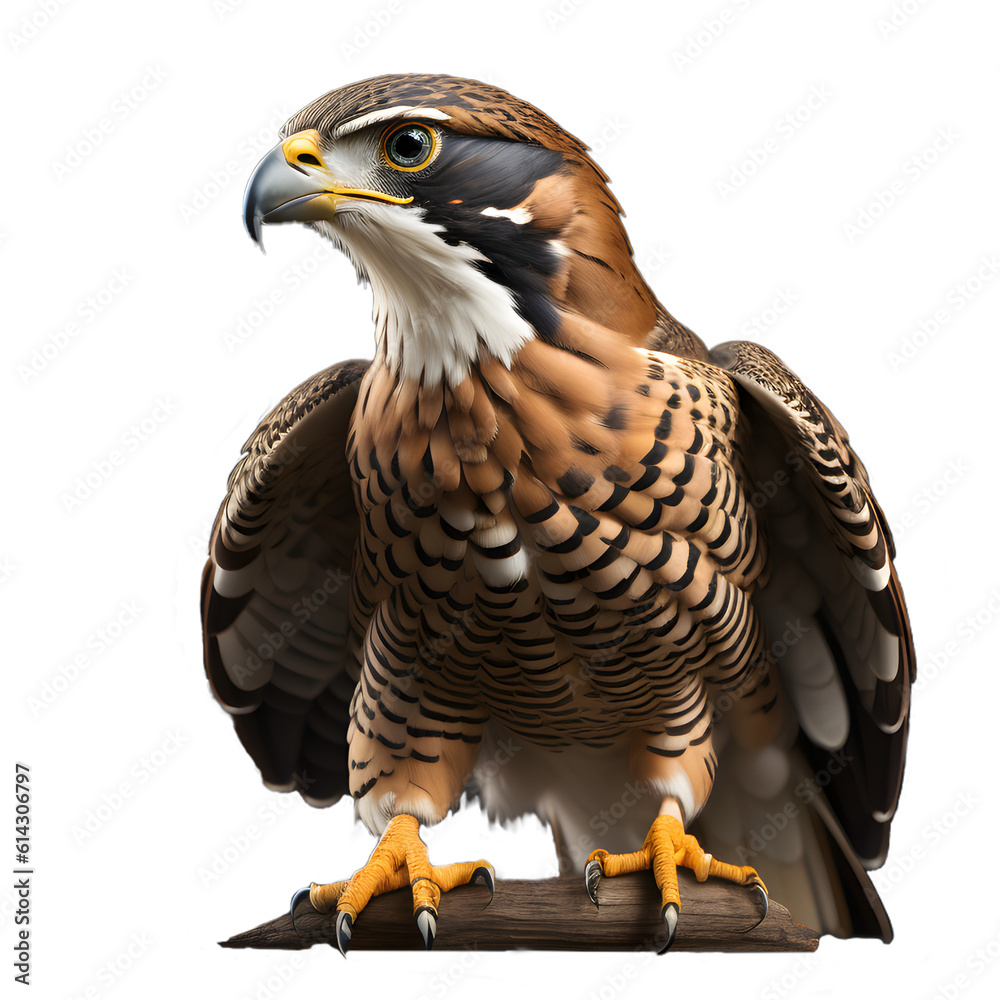 falcon generated with AI. png transparent background.. Removed AI ...