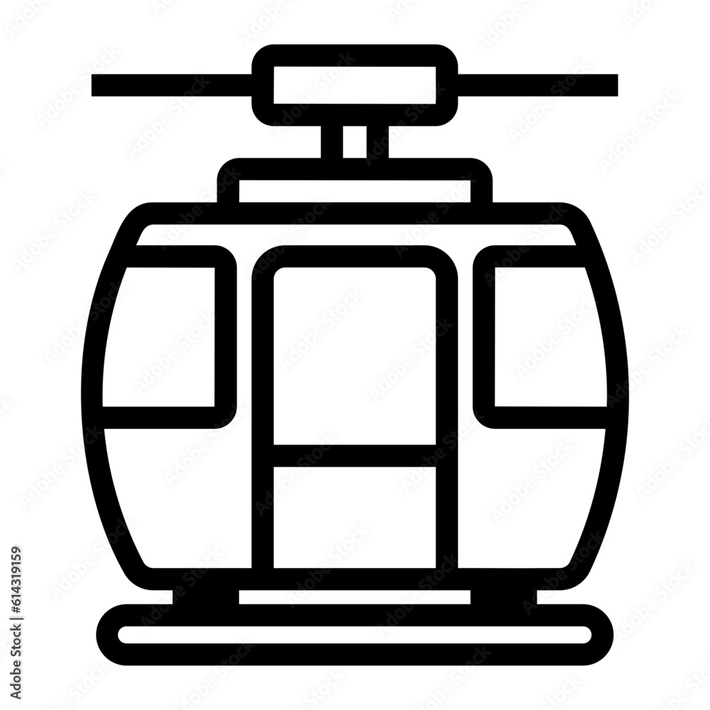 tramway icon Stock Vector | Adobe Stock
