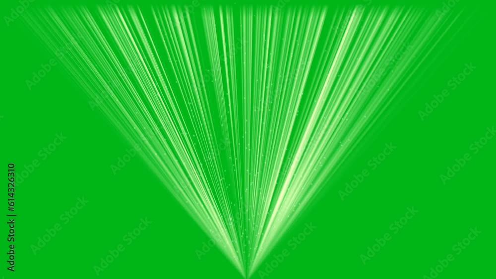 Light rays on green screen background motion graphic effects. Stock ...