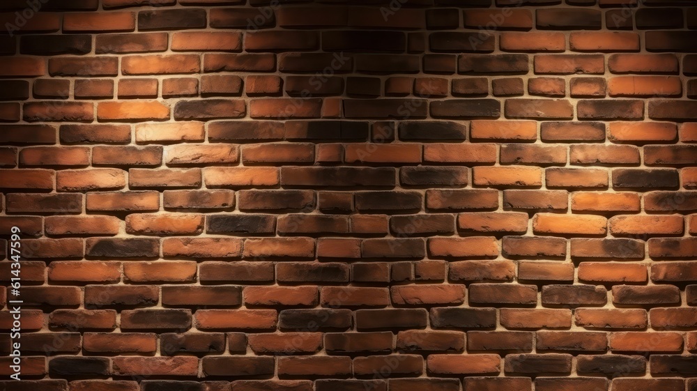 Brickwall texture. Extra wide format. light colored reddish bricks. Top ...
