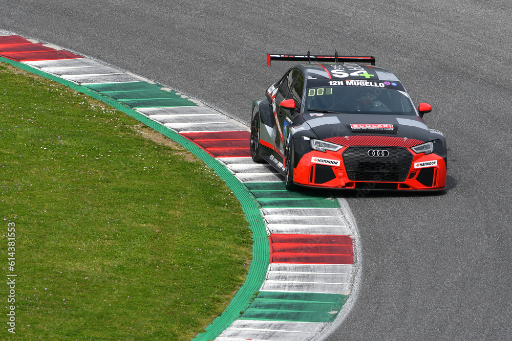 Scarperia, 23 March 2023: Audi RS3 LMS DSG TCR of Team AIKOA Racing in ...