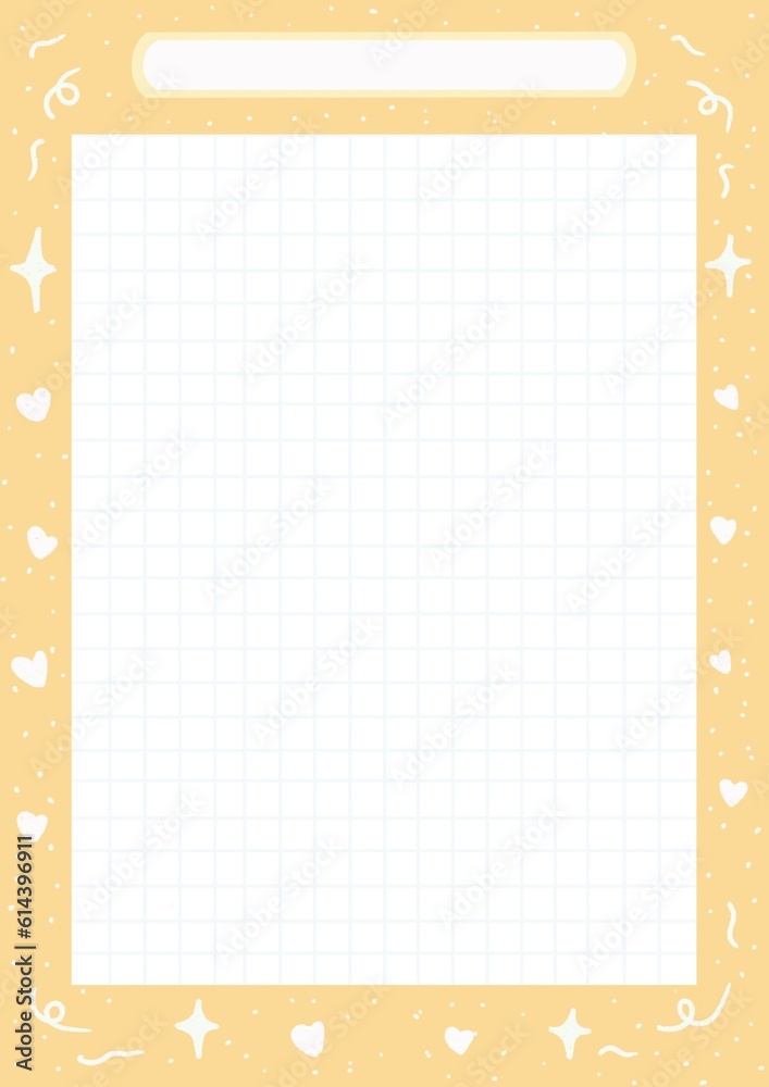 The cute sheet background sets a delightful and whimsical tone for your ...