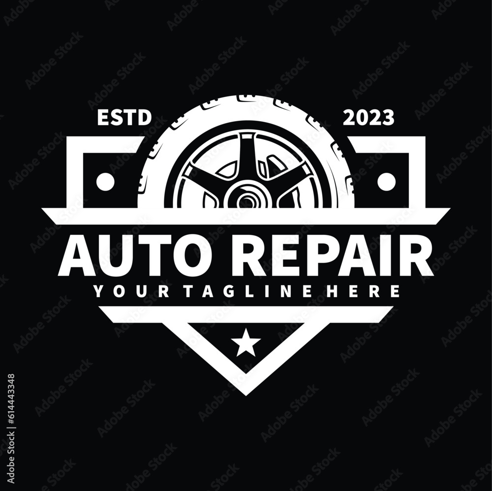 logo vector for auto repair, auto parts. Stock Vector | Adobe Stock