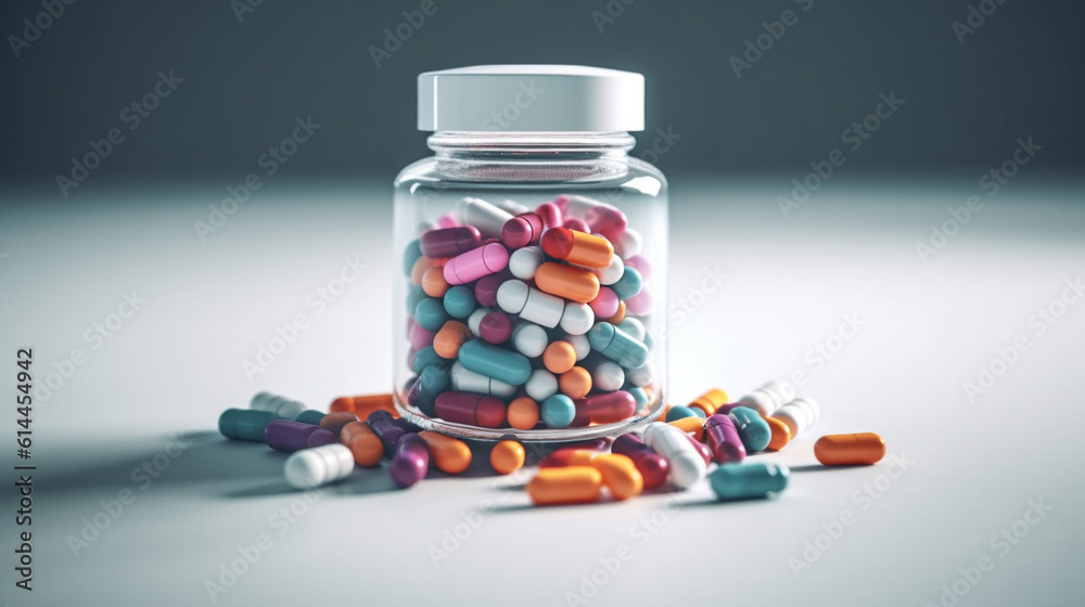 Clear Plastic Supplement Multivitamin and medication Bottles With ...