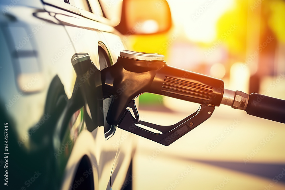 Fueling Up A Customer's Journey at the Gas Station, Captured in Motion ...