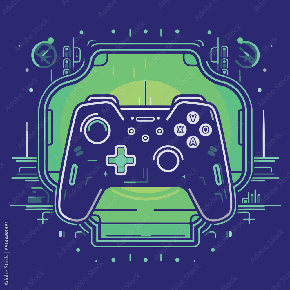 game console icon lineart icon. gaming device console icon lineart ...