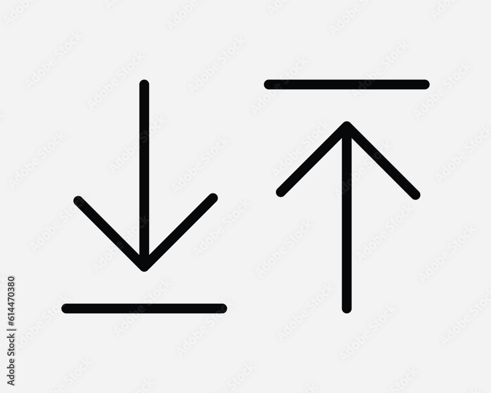 Vetor de Download Upload Line Icon. Up Down Arrow Load Server Data ... Vetor de Download Upload Line Icon. Up Down Arrow Load Server Data ...