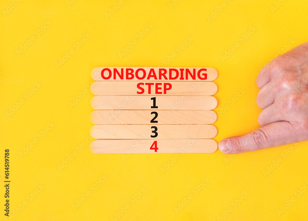 Time To Step 4 Onboarding Symbol Concept Words Onboarding Step 3on Time To Step 4 Onboarding Symbol Concept Words Onboarding Step 3on