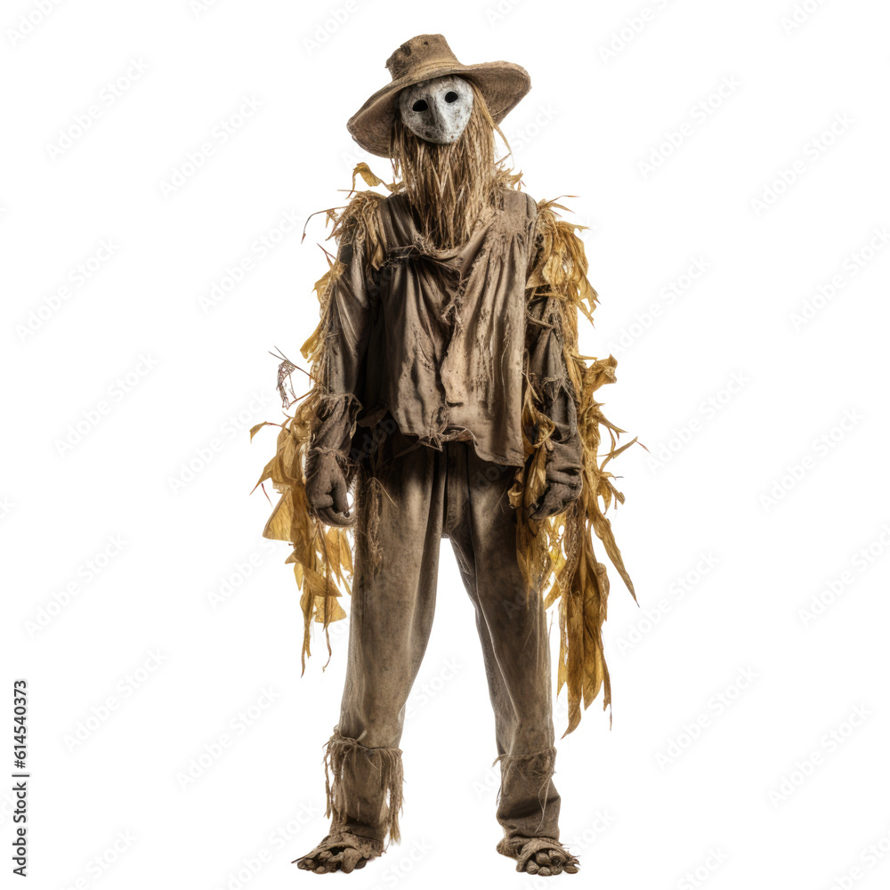 scarecrow isolated on a transparent background, generative ai Stock ...