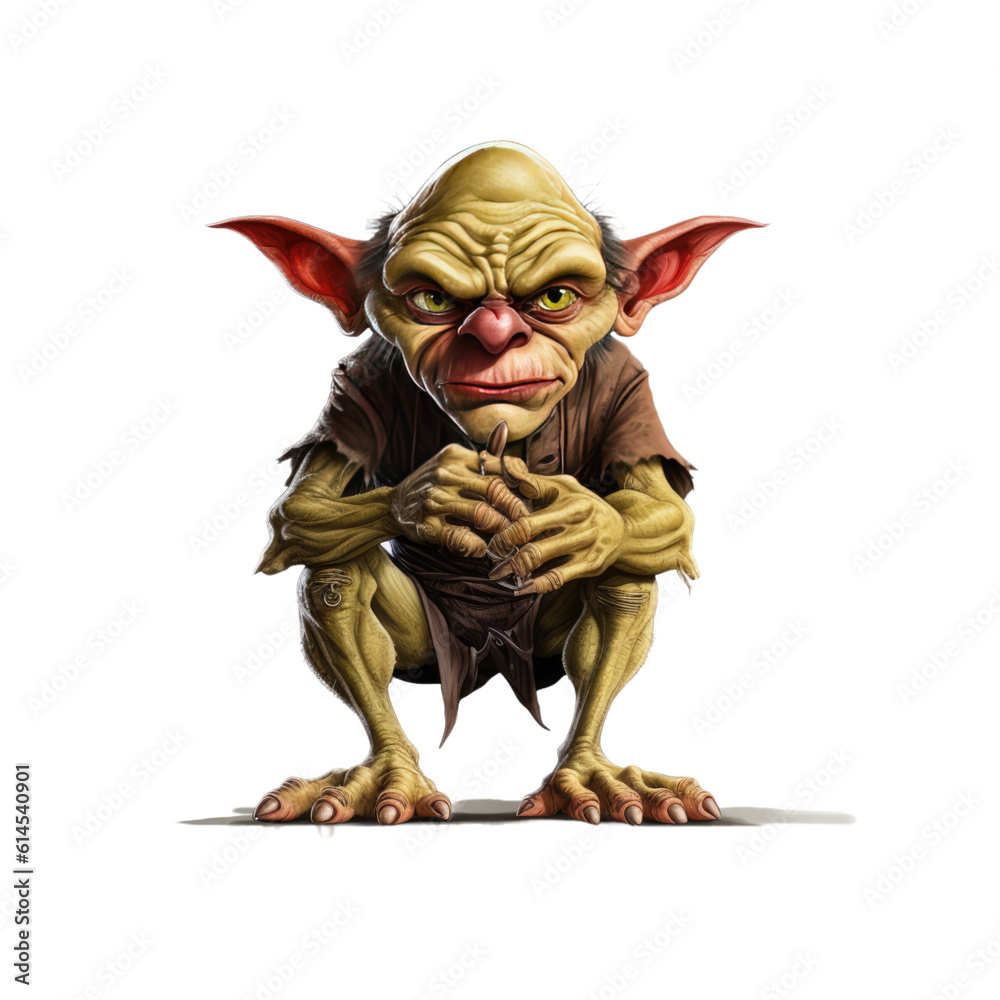 goblin isolated on a transparent background, generative ai Stock ...