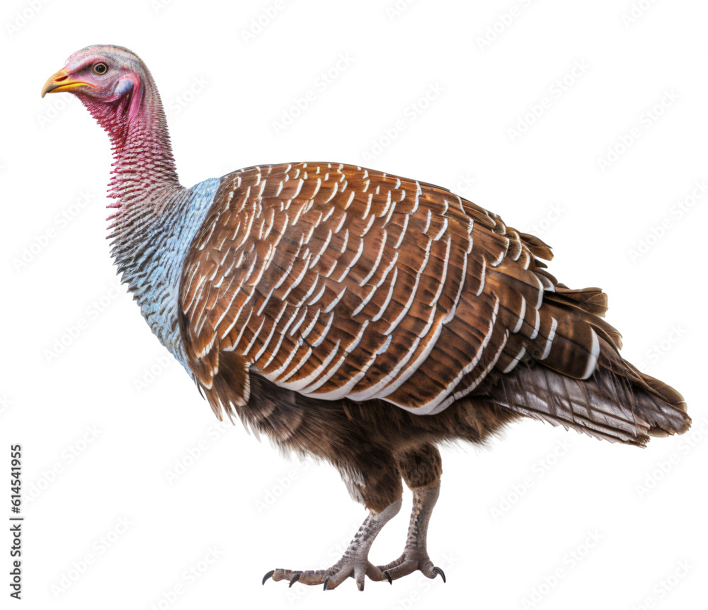 Turkey isolated on the transparent background PNG. AI generative. Stock ...