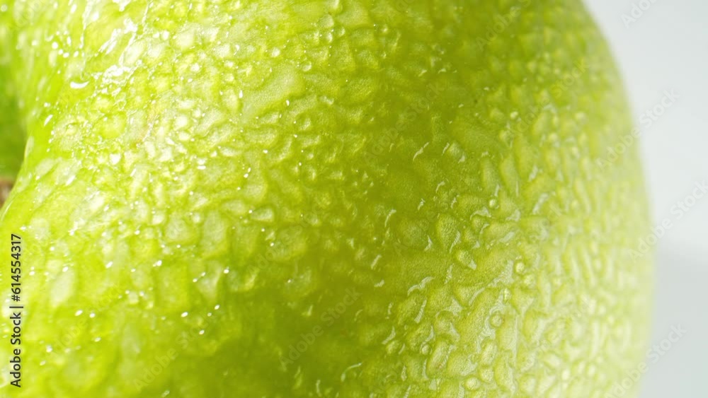 Captivating macro video showcases the exquisite details of a green ...