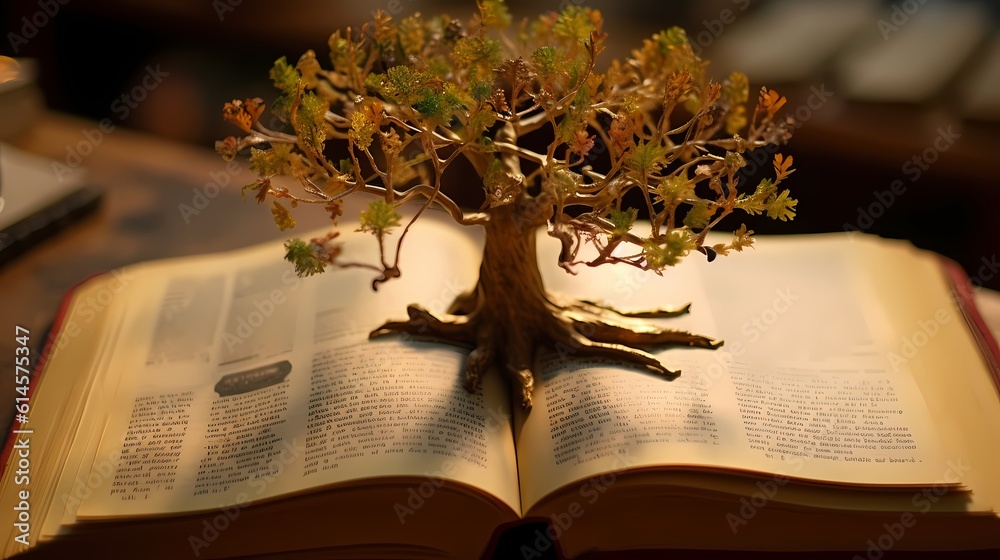 planting seed tree of knowledge and wisdom in the opening book ...
