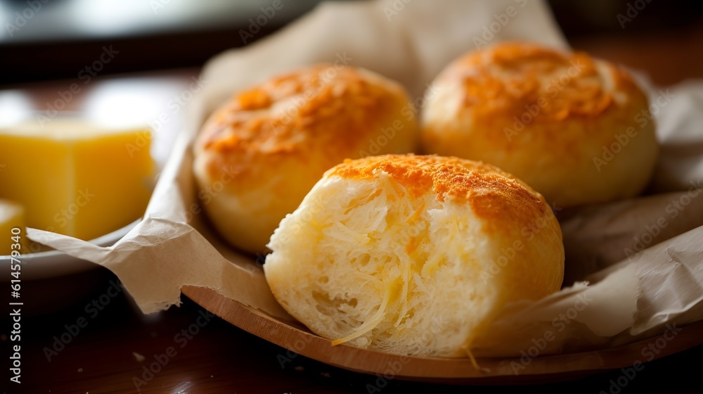 Pão de Queijo: Cheesy Brazilian Bread Rolls Stock Illustration | Adobe ...