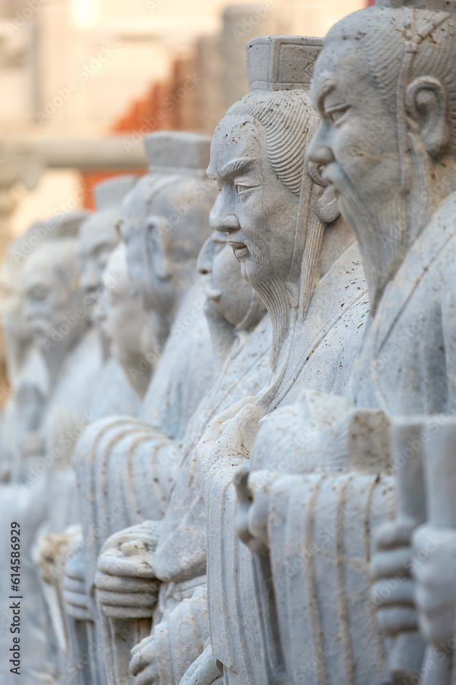 Nagasaki, Japan - Nov 28 2022: Confucius Shrine (Koshi-byo) built in ...