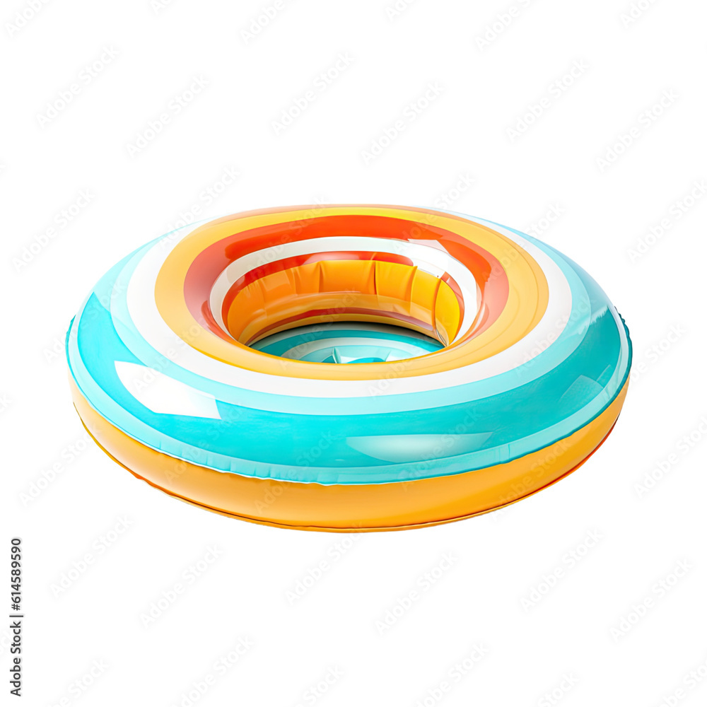 pool float isolated on a transparent background, generative ai Stock ...