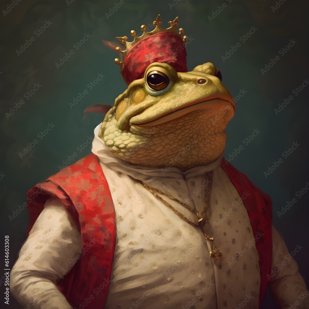 Generative AI, Prince, Toad, Fairy tale, Bedtime story, Humanoid ...