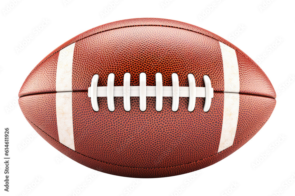 American Football Pigskin Isolated on Transparent Background ...