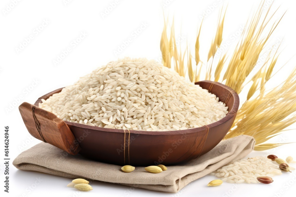 Organic paddy rice ear of paddy ears of Thai jasmine rice. Paddy on ...