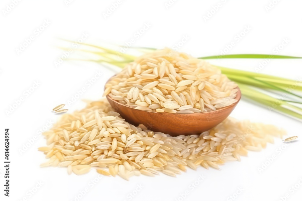 Organic paddy rice ear of paddy ears of Thai jasmine rice. Paddy on ...
