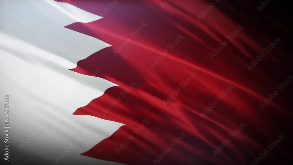 Flag of Bahrain, full screen, high resolution, 4K Kingdom of Bahrain ...