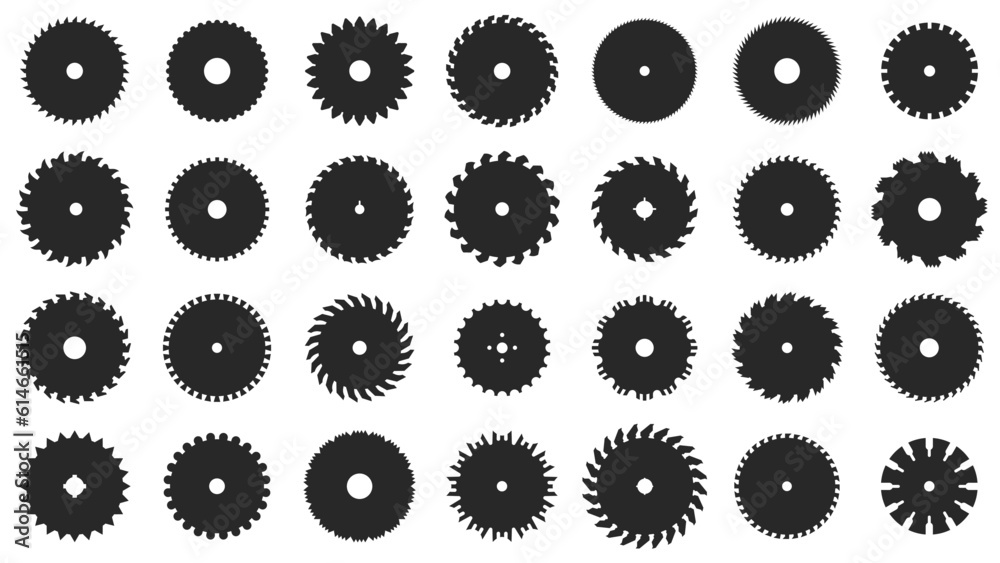 Circular saw. Rotary blades saw machine, cut teeth machine for ...