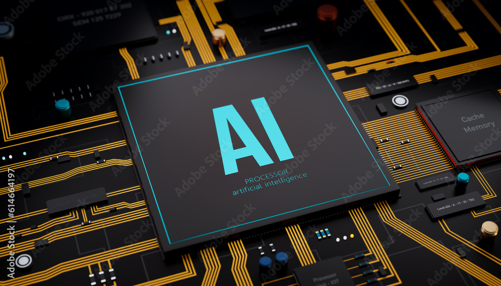 AI processor on the motherboard. Artificial intelligence processing ... AI processor on the motherboard. Artificial intelligence processing ...