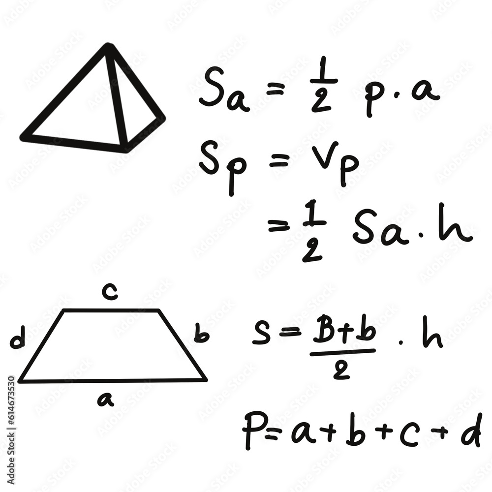 Hand drawn physic formulas Science knowledge education. Chem formula ...