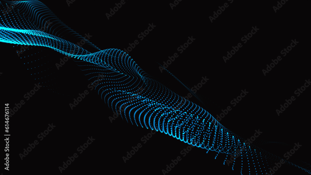 Innovative Trapcode Form Animations background. technological ...