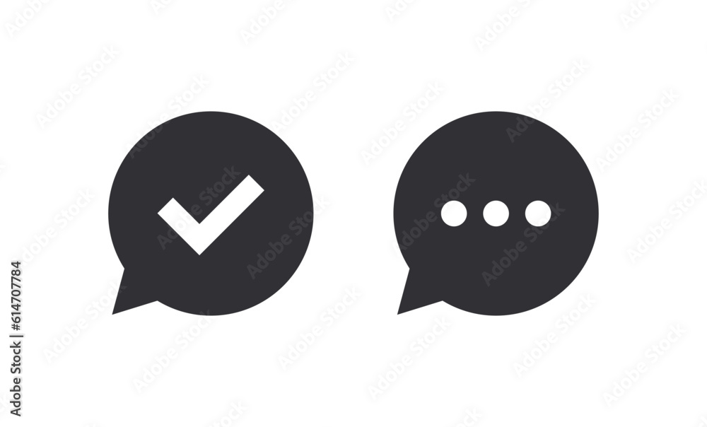 Message bubble. Bubble template. Speech bubble. Chat sign ...
