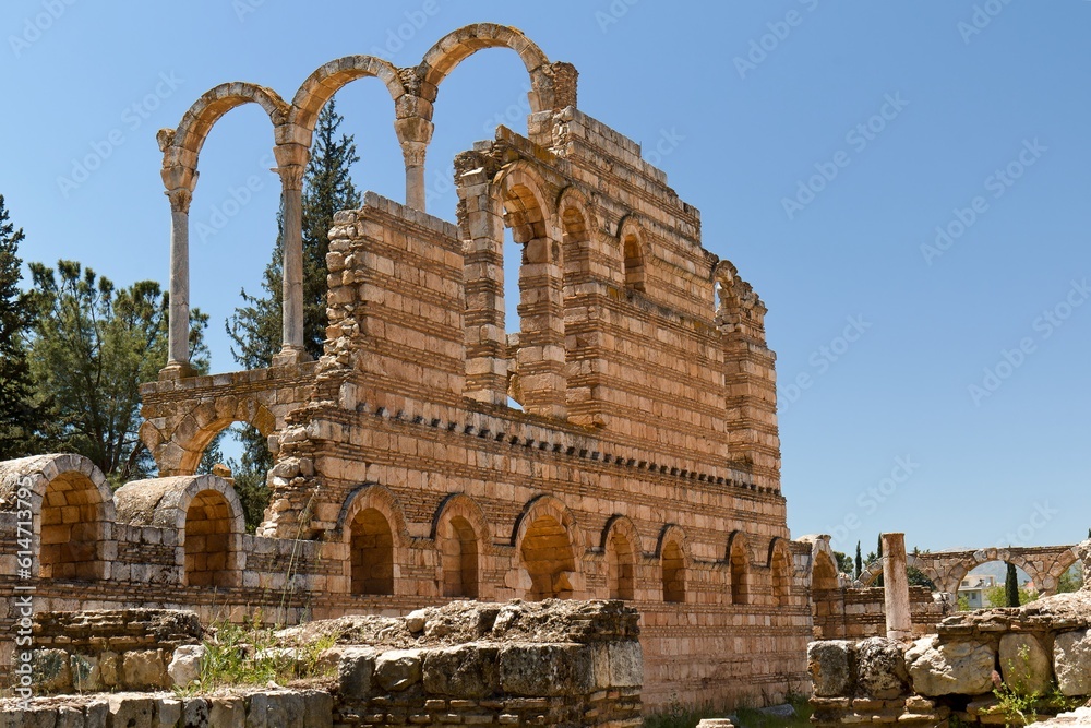 Anjar city was founded in the 8th century. Since 1984, the ruins of the ...