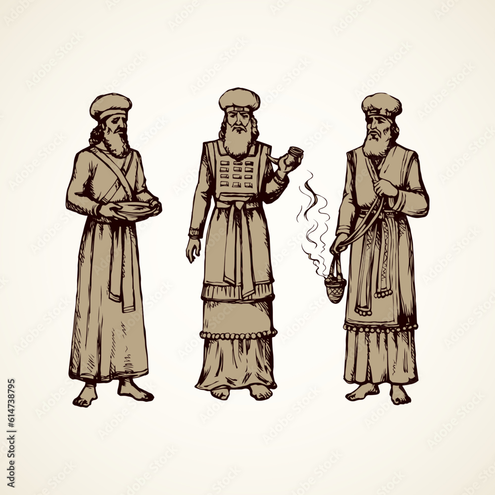 Poster High Priest. Vector drawing – Wall Art | UkPosters