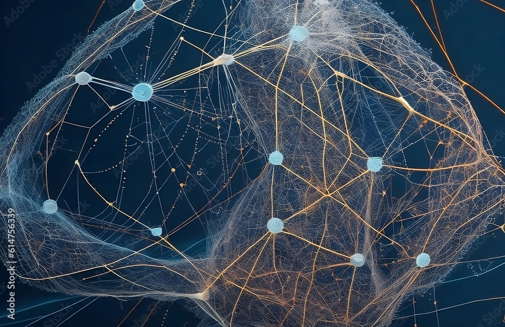 Abstract wallpaper of data visualization with vibrant flowing lines and ...