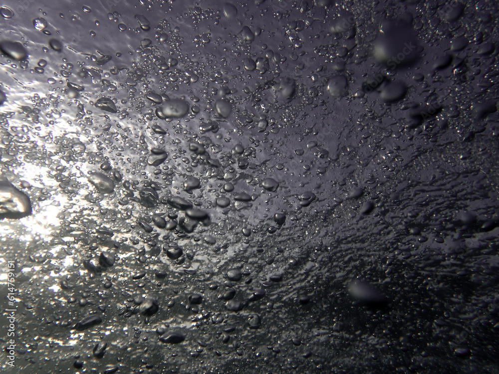 bubbles, bubbles undersea, undersea, green water, underwater, crystal ...
