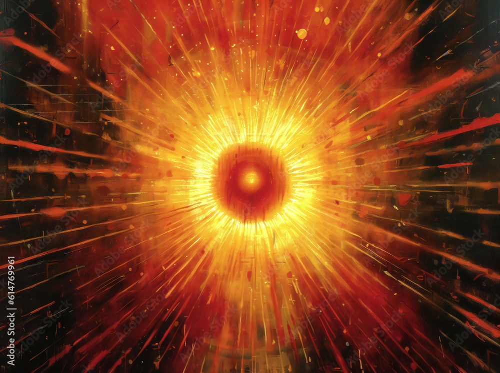 An AI-generated illustration of the awe-inspiring phenomenon of a ...