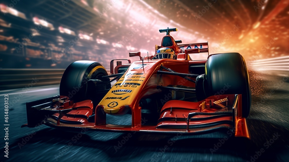 Formula 1 racing Cars, Generative AI Stock Illustration | Adobe Stock
